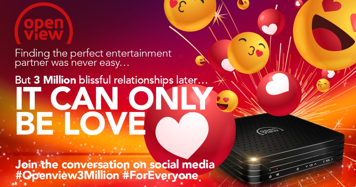 Openview NOW in 3 Million Households | e.tv